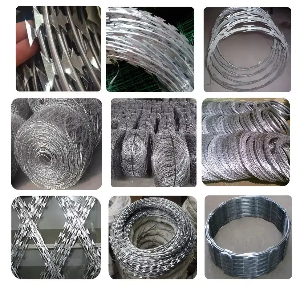 Spiral Blade Thorn Rope Razor Blade Mesh Low Price Razor Blade Barbed ...