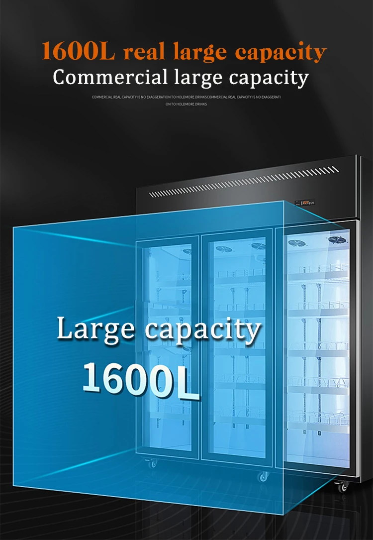 230L 600L 920L Beer Bottle Cooler Commercial Slim Upright Display ...