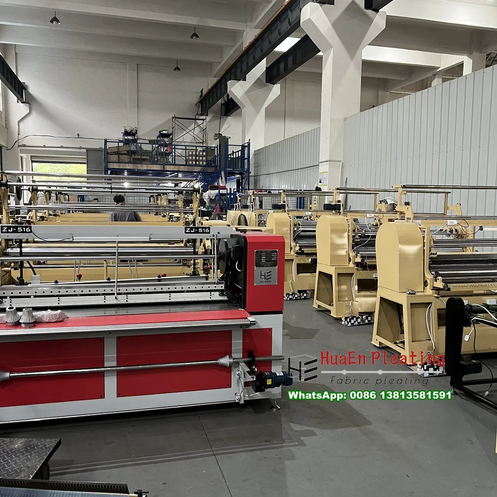 Huaen Accordion Blind Fan-Shaped Sunburst Soleil Sunray Pleating Machine