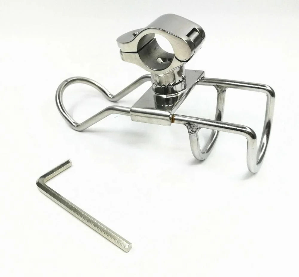 Isure Boat Fishing Rod Holder Stainless Steel Clamp On 25mm Rail Mount ...