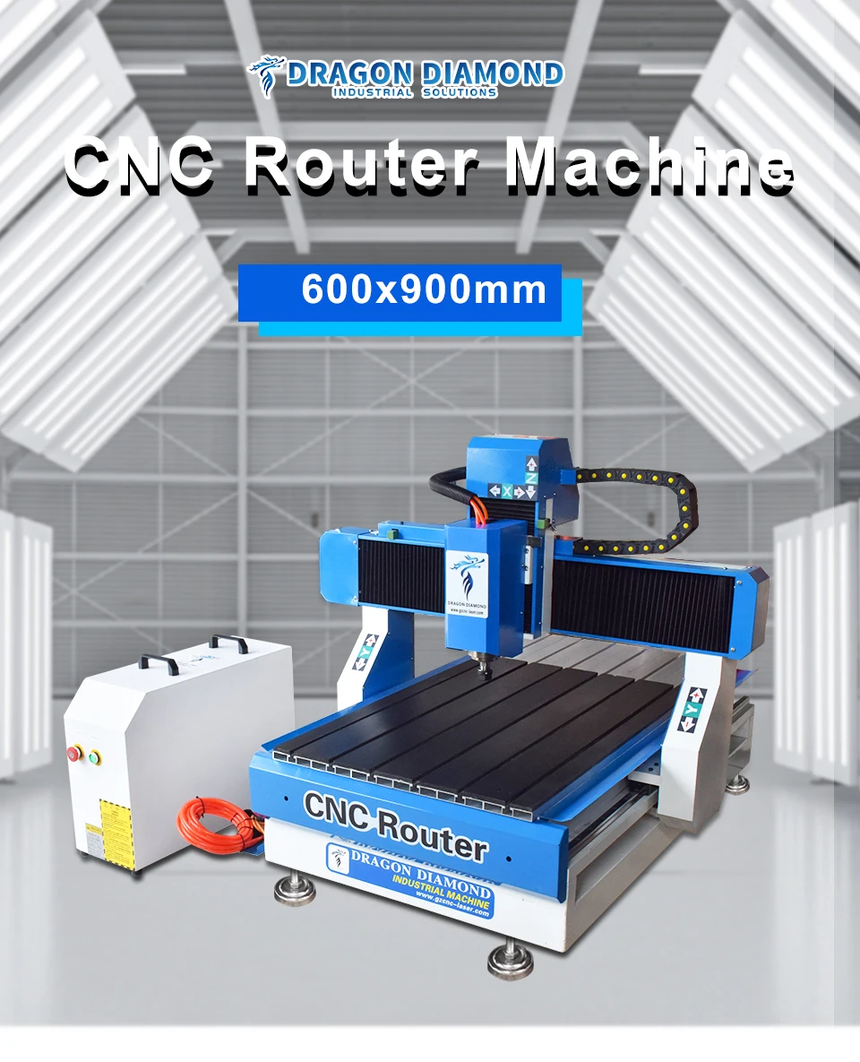 Mini Desktop CNC Router 6090 with 2.2kW Spindle for Woodworking CNC ...