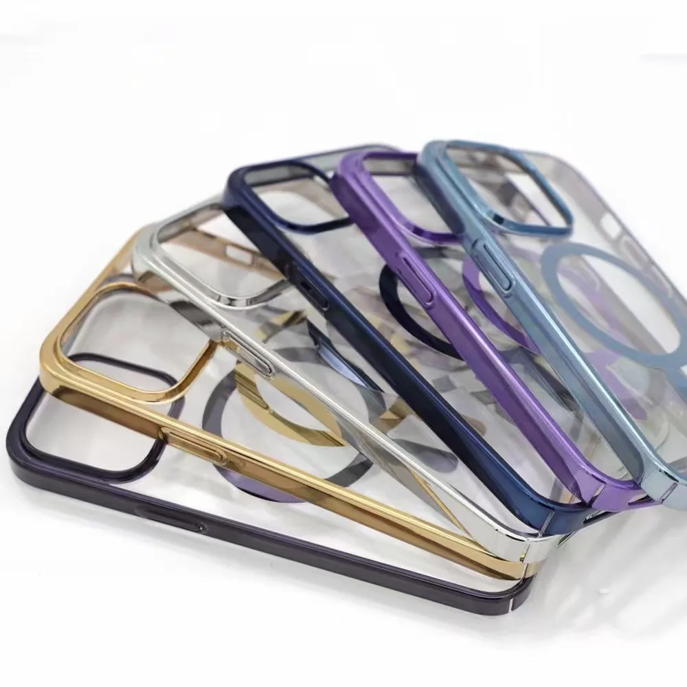 New Electroplated Plated Anti Yellowing Magnetic Pc Phone Case ...