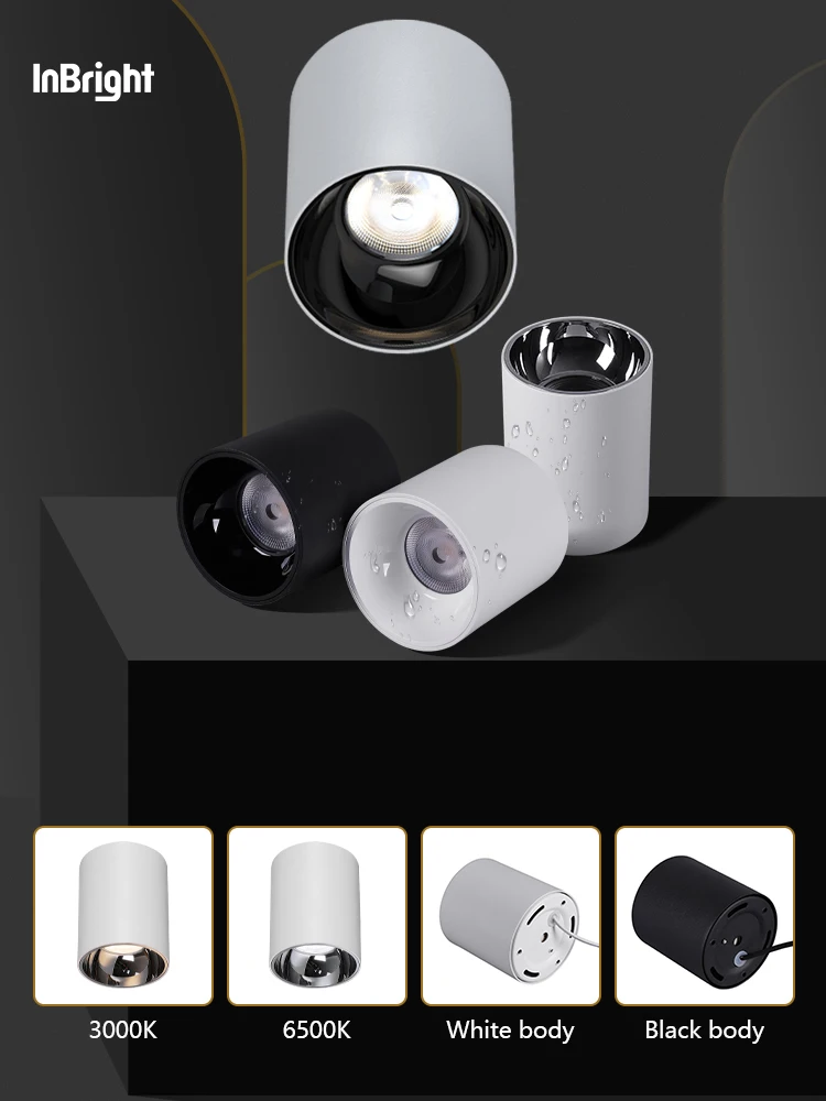 Inbright Ceiling Cylinder LED Downlights - Efficient Lighting