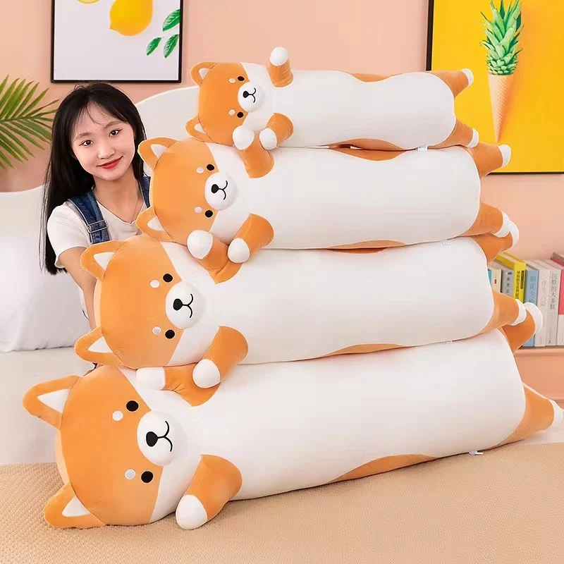 Squishy Cute Fat Shiba Inu Dog Plush Toy Hugging Soft Throw Pillow For ...