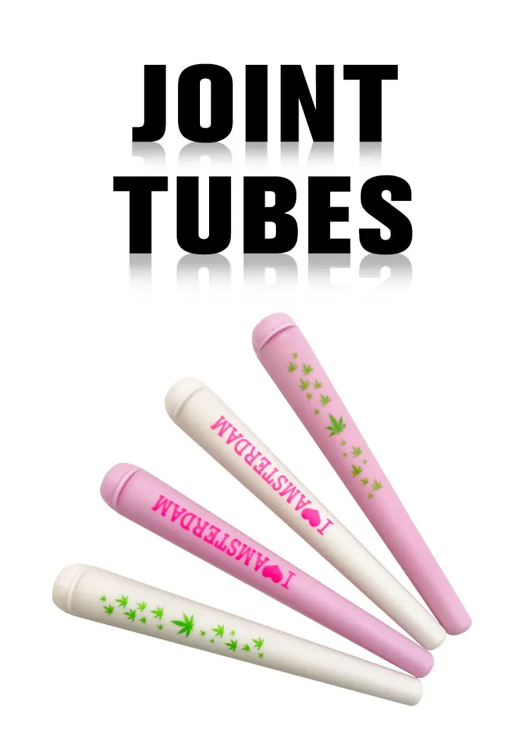Wholesale Printed Logo Plastic Joint Tubes For Storing Herbs And ...