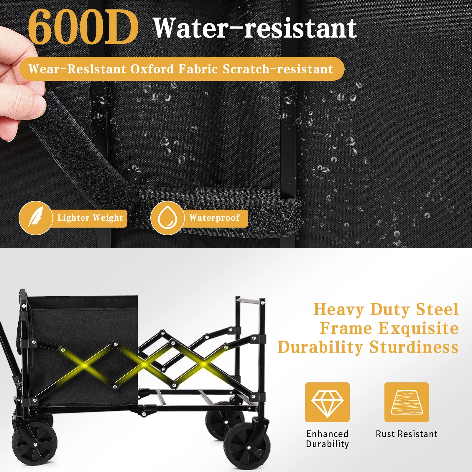 Alibaba.com: GL Folding Utility Heavy Duty Wagons Carts, foldable ...
