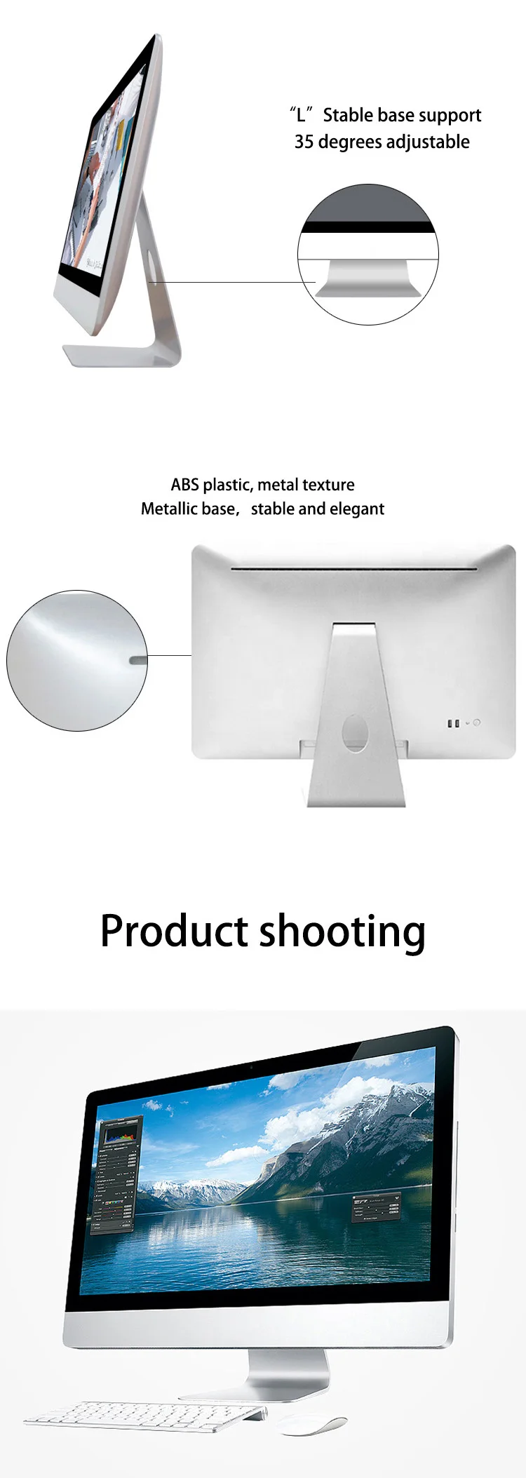 All-in-one Pc 19/22/24/27" Cheap Complete Set 1920*1080 Desktop ...