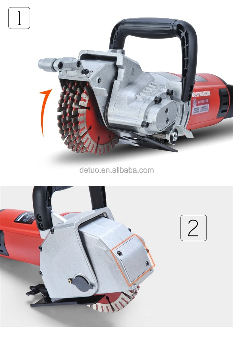 Professional Type 4800w Concrete Wall Cutting Machine - Buy Wall Chaser ...
