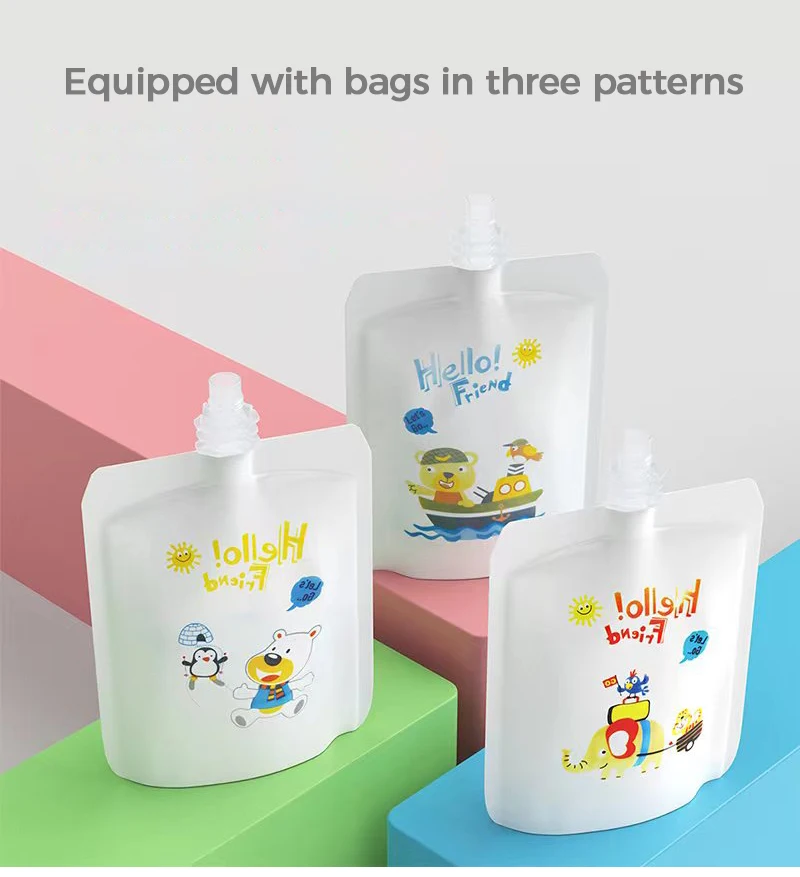 Portable Carry Outside Syringe Type Squeeze Baby Vegetables Fruit ...