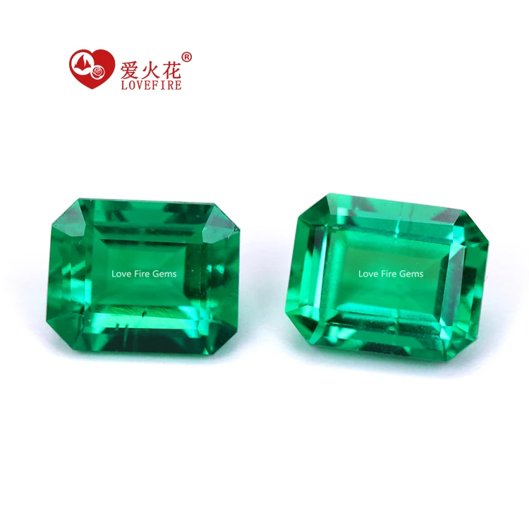 Wholesale Lab Created Emeralds - Vivid Green Gemstones