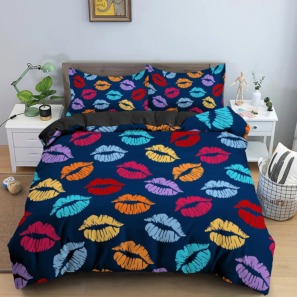 Sea Shell Print Bedding Set Child Adult Duvet Cover Queen King Quilt ...