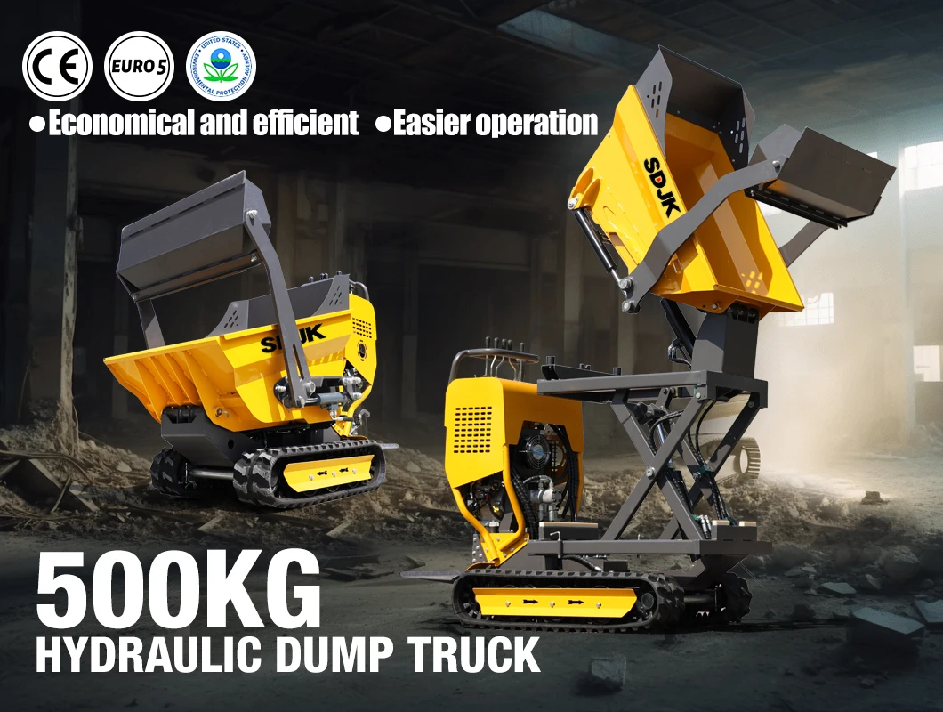 Automatic Manual Mini Dumper Self Loading Hydraulic Dump Transporter ...