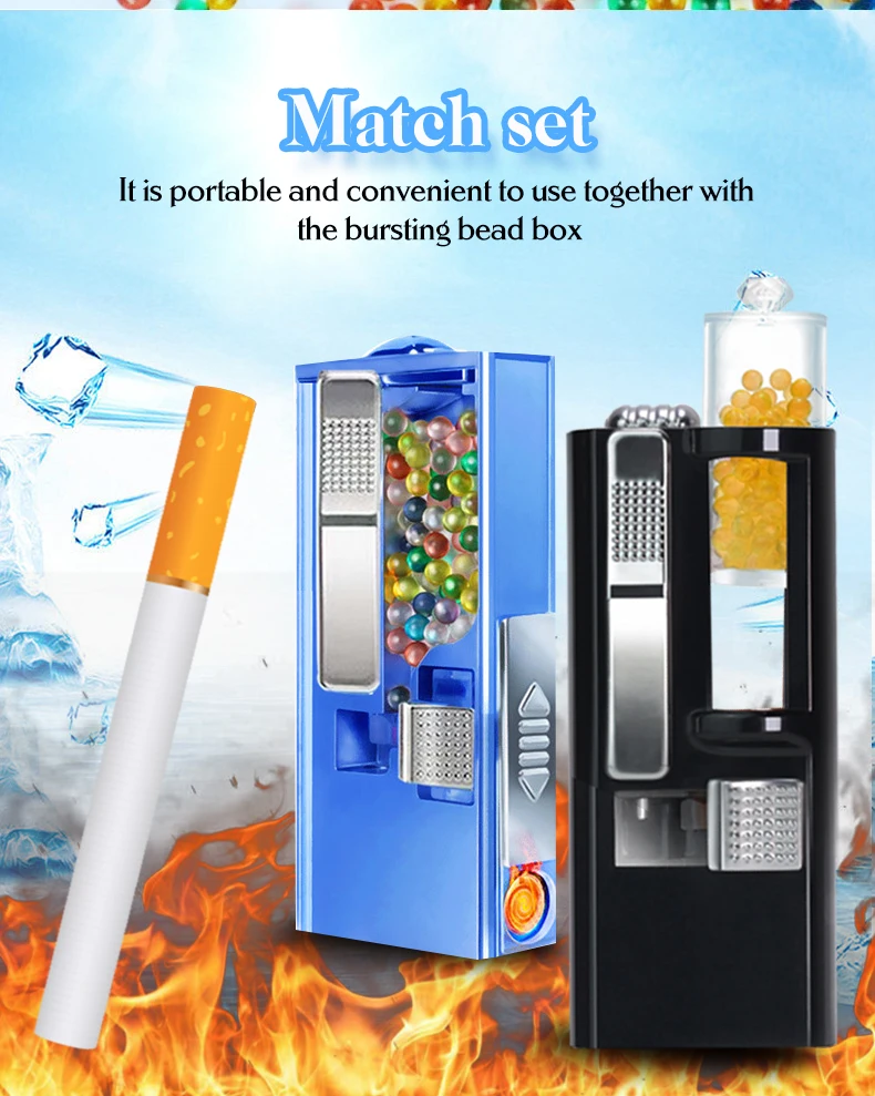 JIHO Cigarette Crush Balls - Eco-Friendly & Menthol Capsules