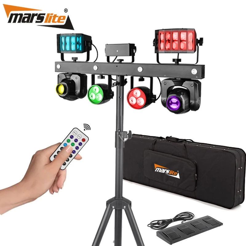 Professional Portable Dj Light Set With Stand New Gig Bar Lighting Move ...