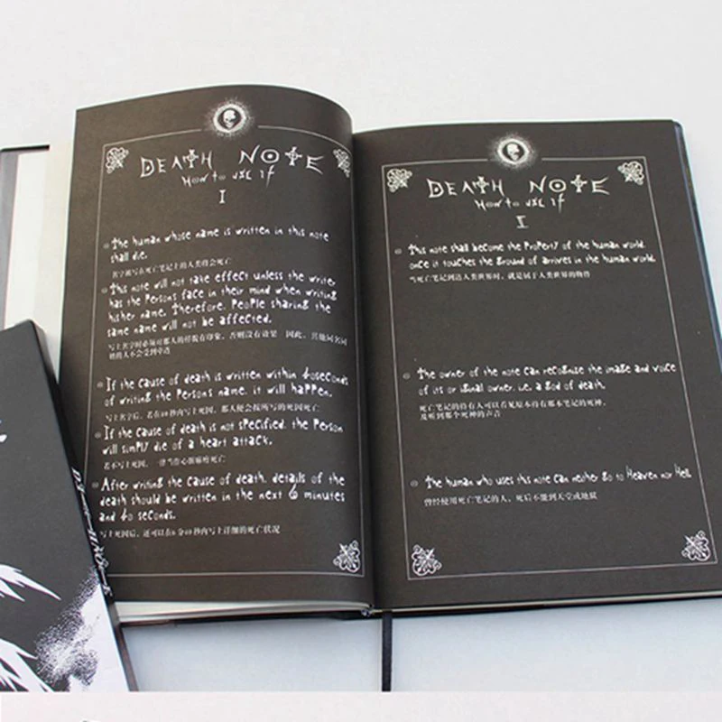 Death Note Planner Anime Diary Cartoon Book Lovely Fashion Theme Ryuk ...