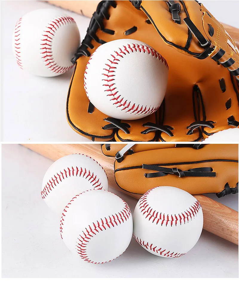 Best Selling Quality Cowhide Leather Softball Custom Colorful 9in ...