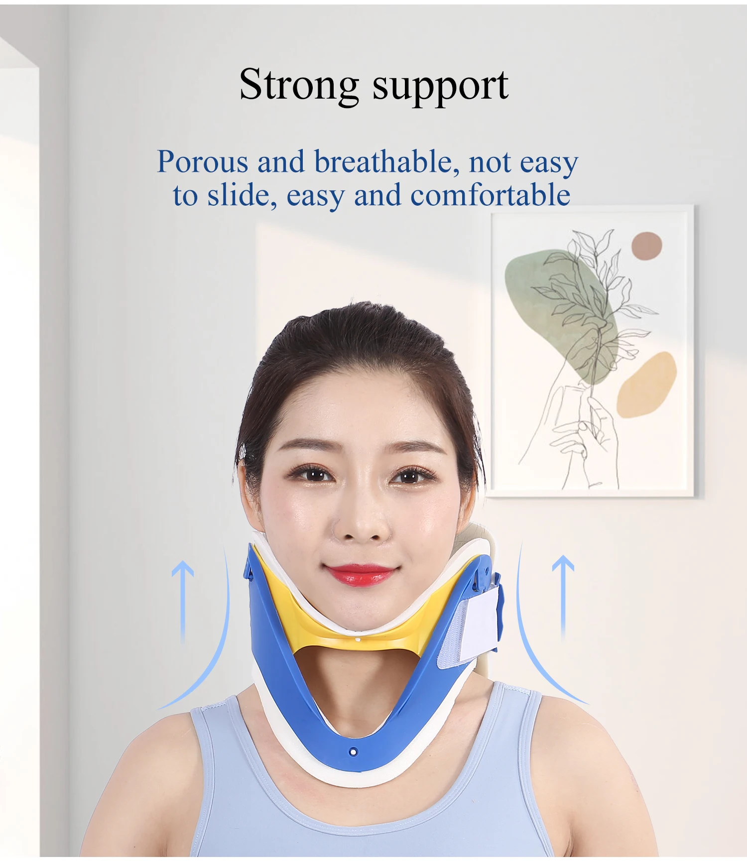 Hot Sale Adjustable Cervical Collar Traction Devices Neck Brace Support ...