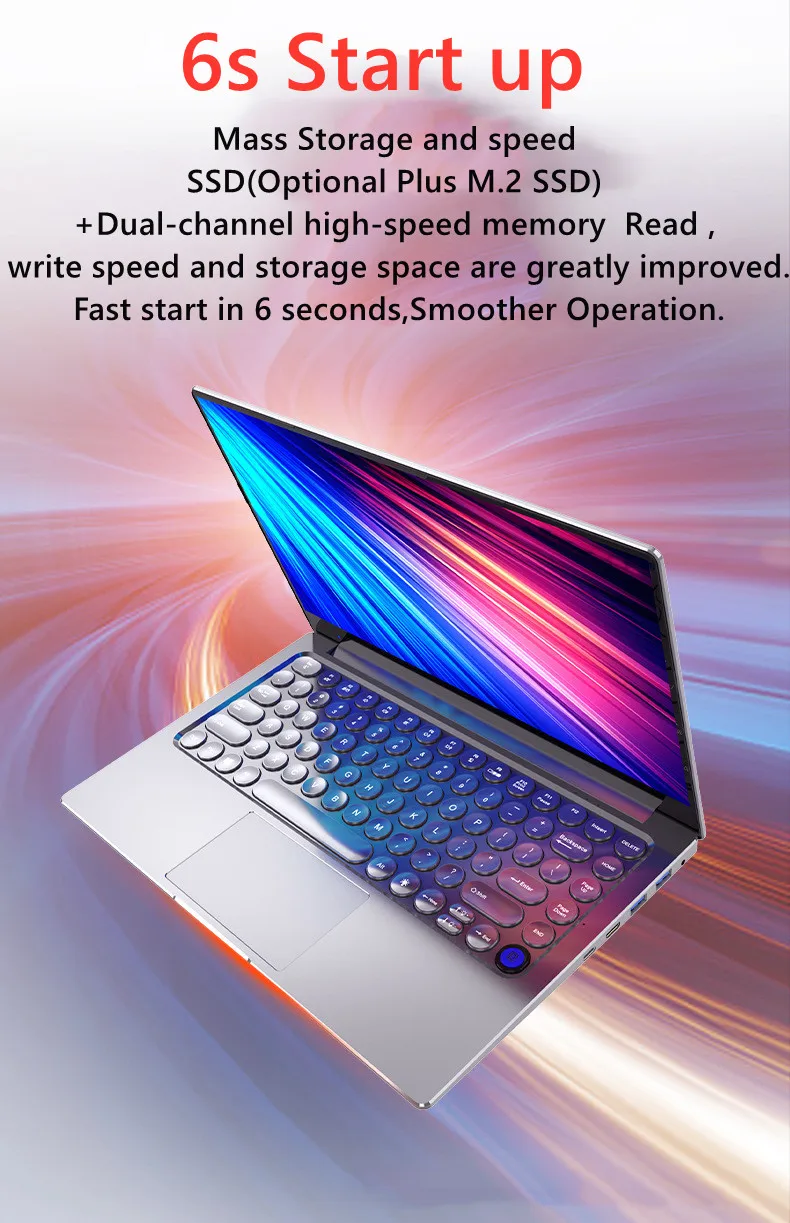 2021 14inch Laptops Cheap Notebook Ultra Mini Portable Pc Computer For ...