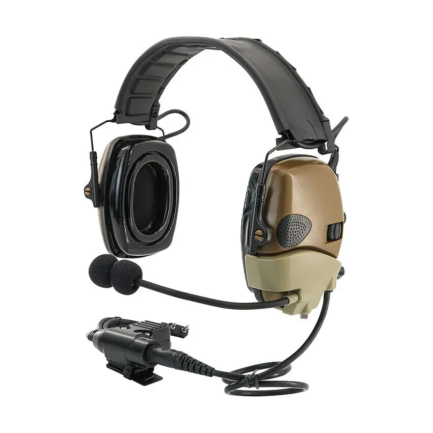 Ts Tac-sky Tactical Electronic Shooting Ear Muffs With Microphone Kit ...