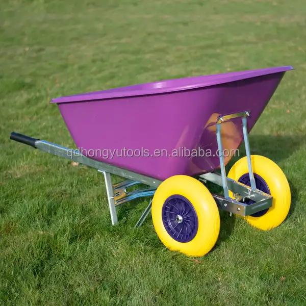 Durable 200L Plastic Tray Wheelbarrow - Perfect for Gardens ...