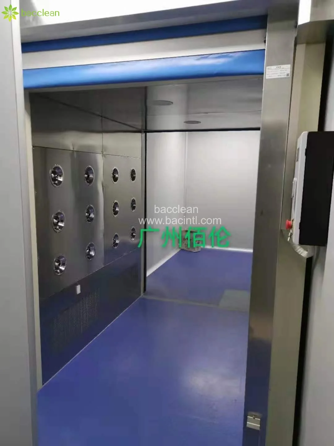 Cleanroom Equipment Clean Room Cargo Air Shower With Pvc High Speed ...