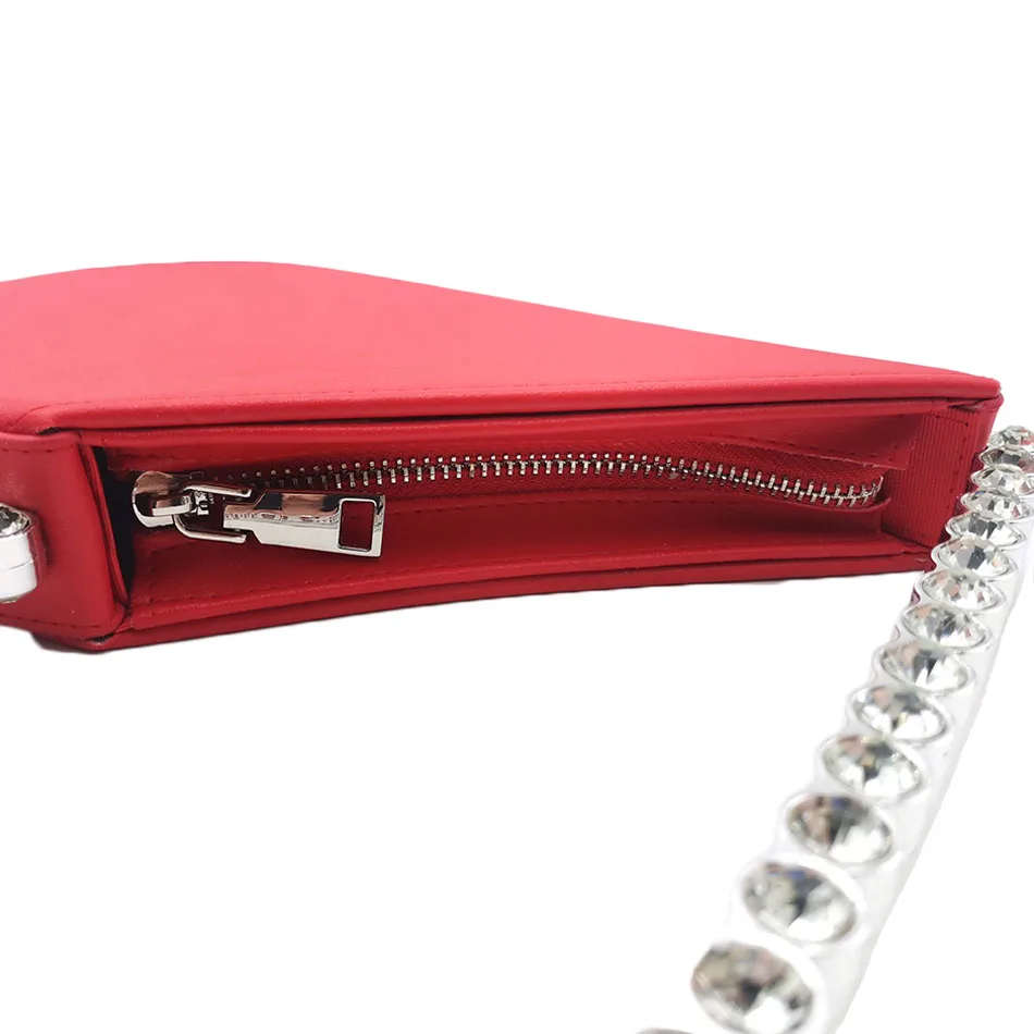Ready To Ship Purse Tote Bag Shiny Heart Shape Rhinestone Purses ...