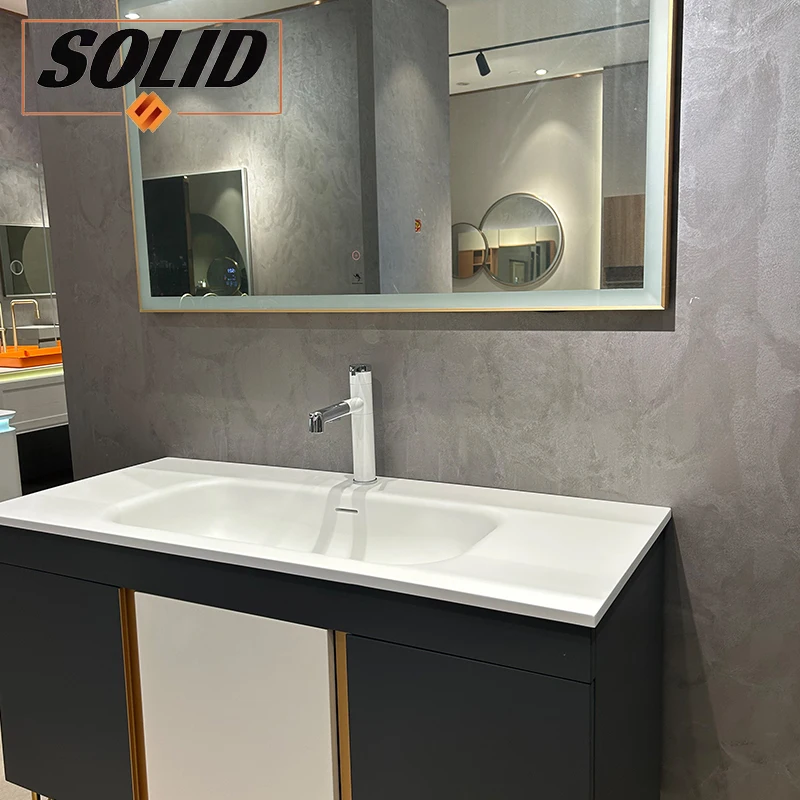 Artificial Stone Wash Basin Hotel Countertop Sink Bathroom Modern Sink ...