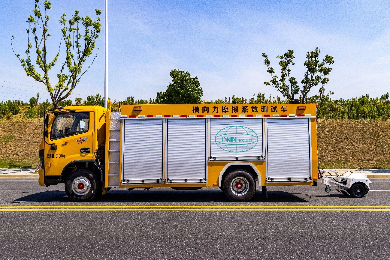 Cft Continuous Friction Tester Pavement Friction Testing For Roads And ...