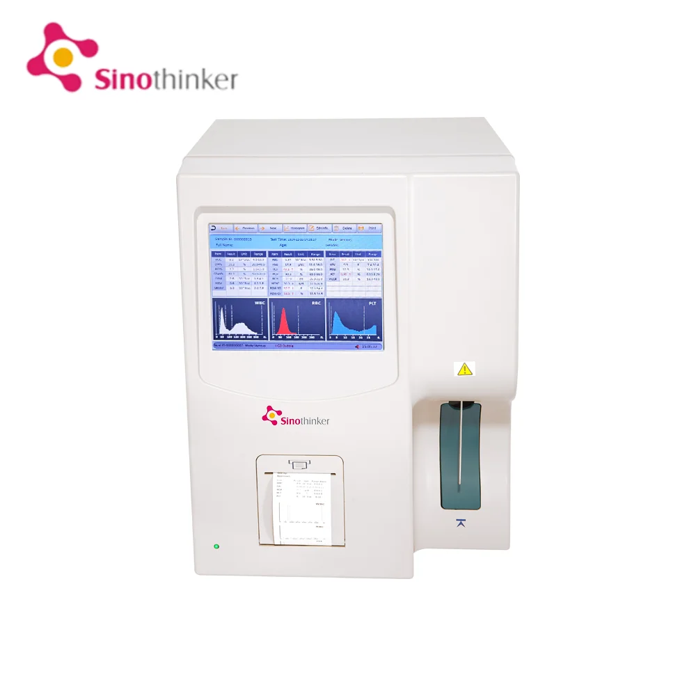 Hematology Analyzer 3 Part Full Auto Hematology Analyzer for Human ...