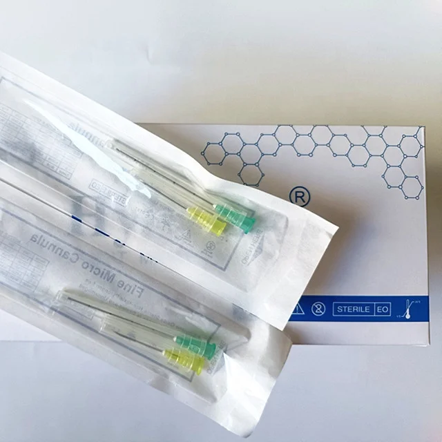 Disposable safety needle types of cannula and sizes blunt stainless tip ...