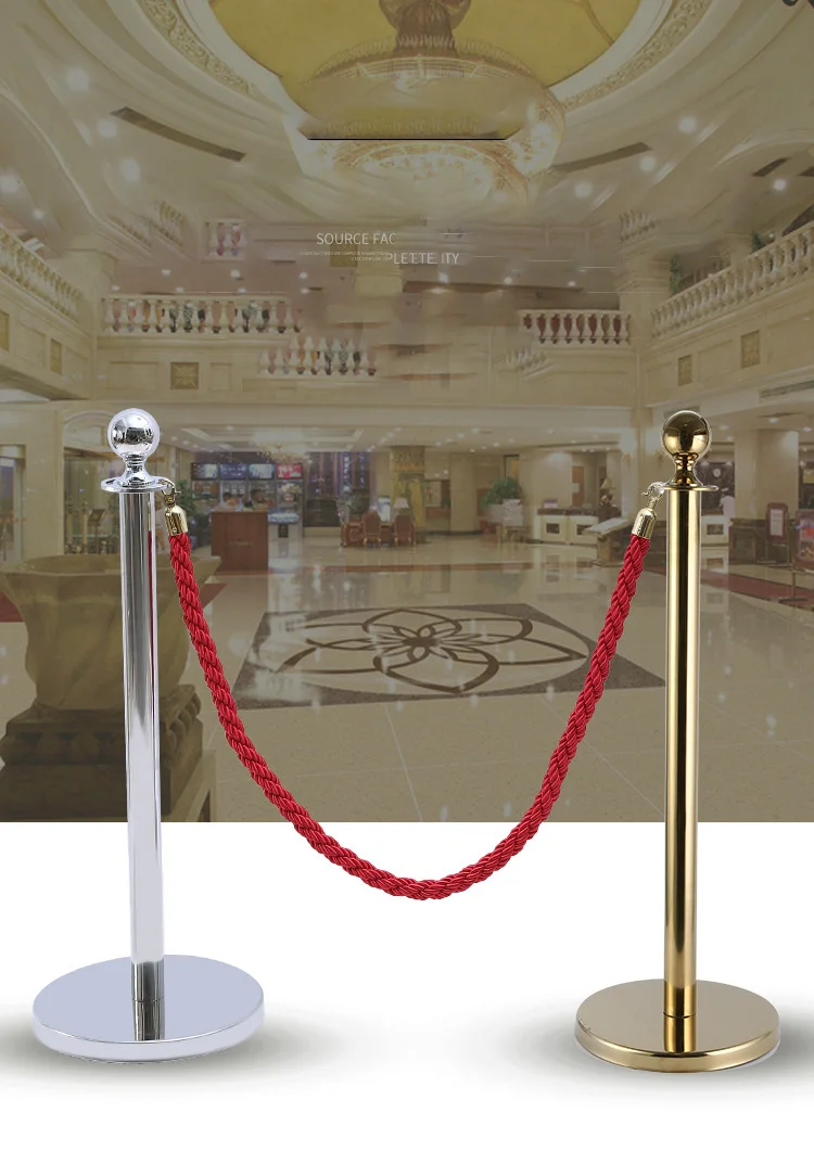 Factory Sales Directly Stainless Steel Post Pole And Rope Barrier ...