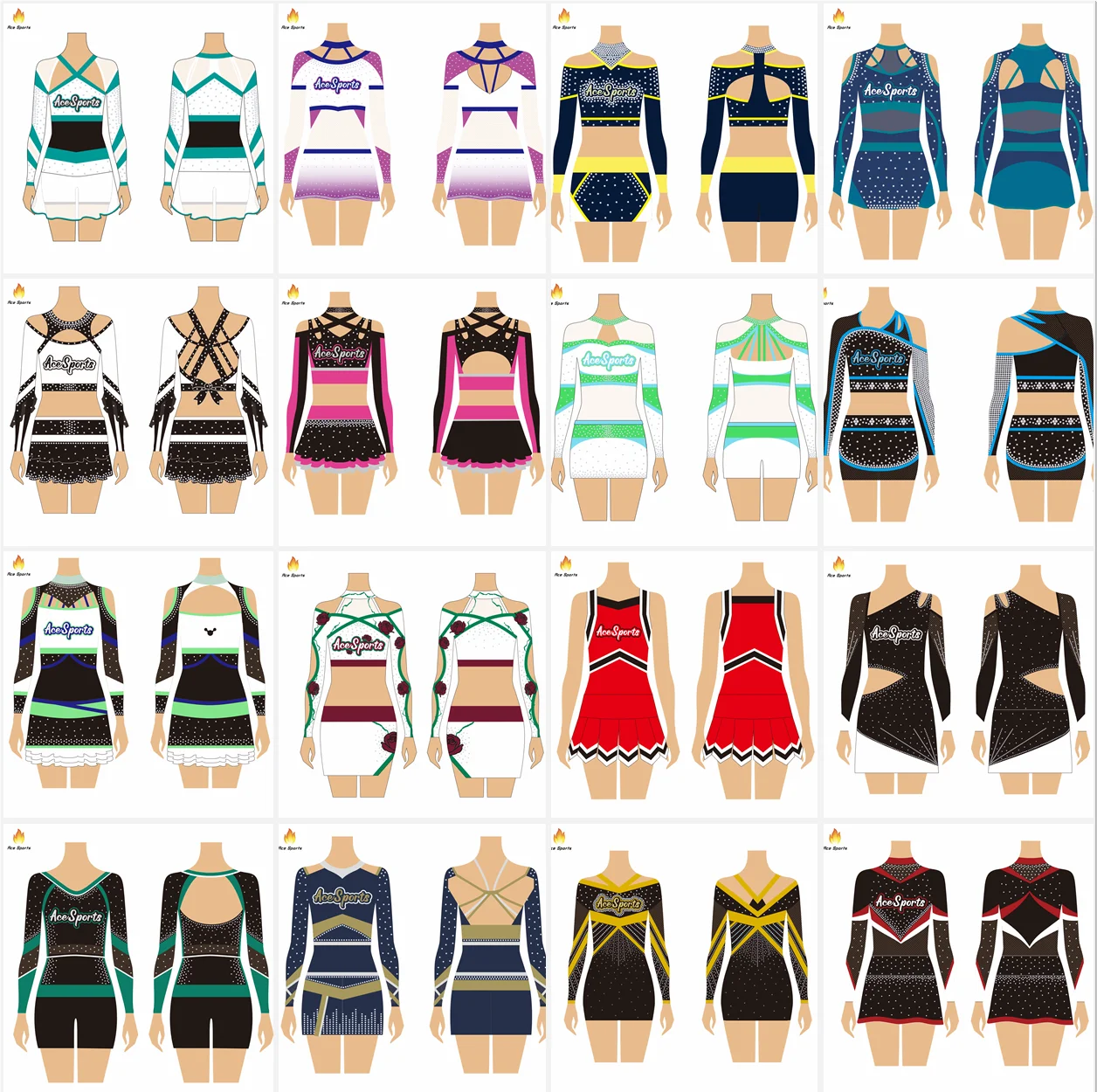 Custom Sequins and Fringe Rhinestone Majorette Dance Uniforms for Girls