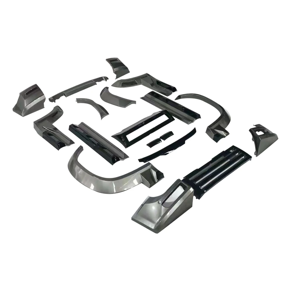 Upgraded LUM Wide Body Kit Front Lip Grill Rear Lip Door Panel Wide ...