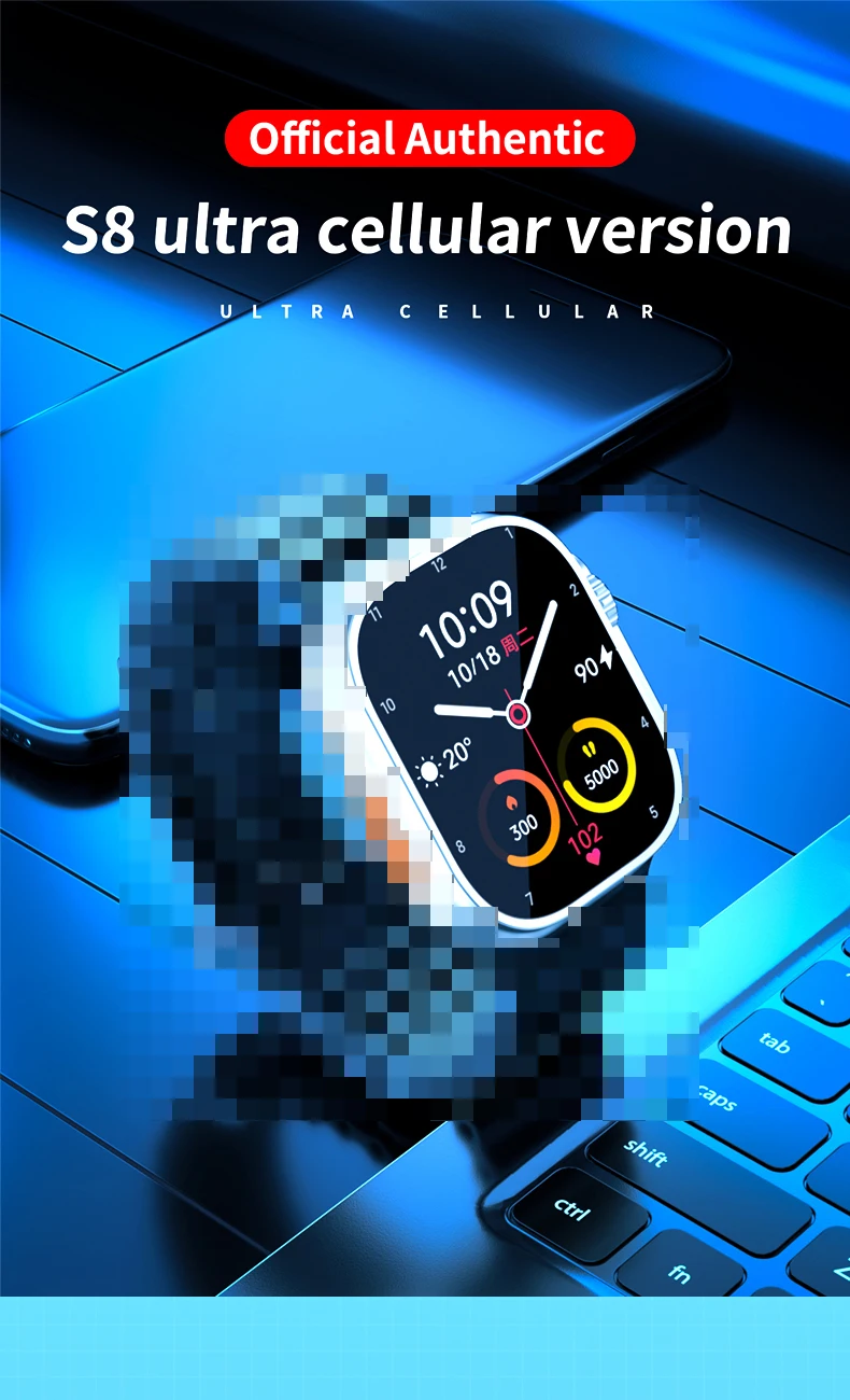 Smartwatch Waterproof Wearable Devices Reloj Inteligente 49mm Series 8 Smart Copy S8 Ultra Watch ...