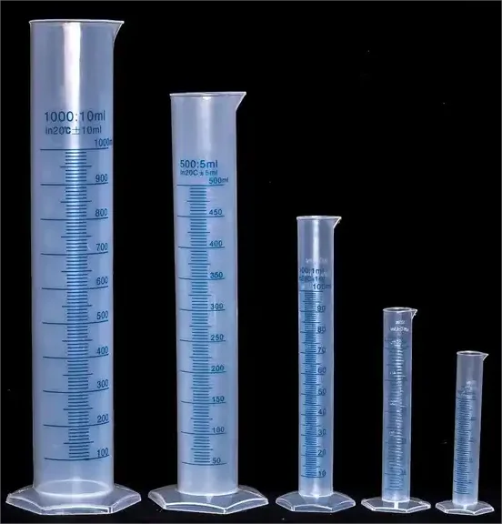 100ml 250ml 500ml 1000ml Test Graduated Tube Plastic Measuring Cylinder ...