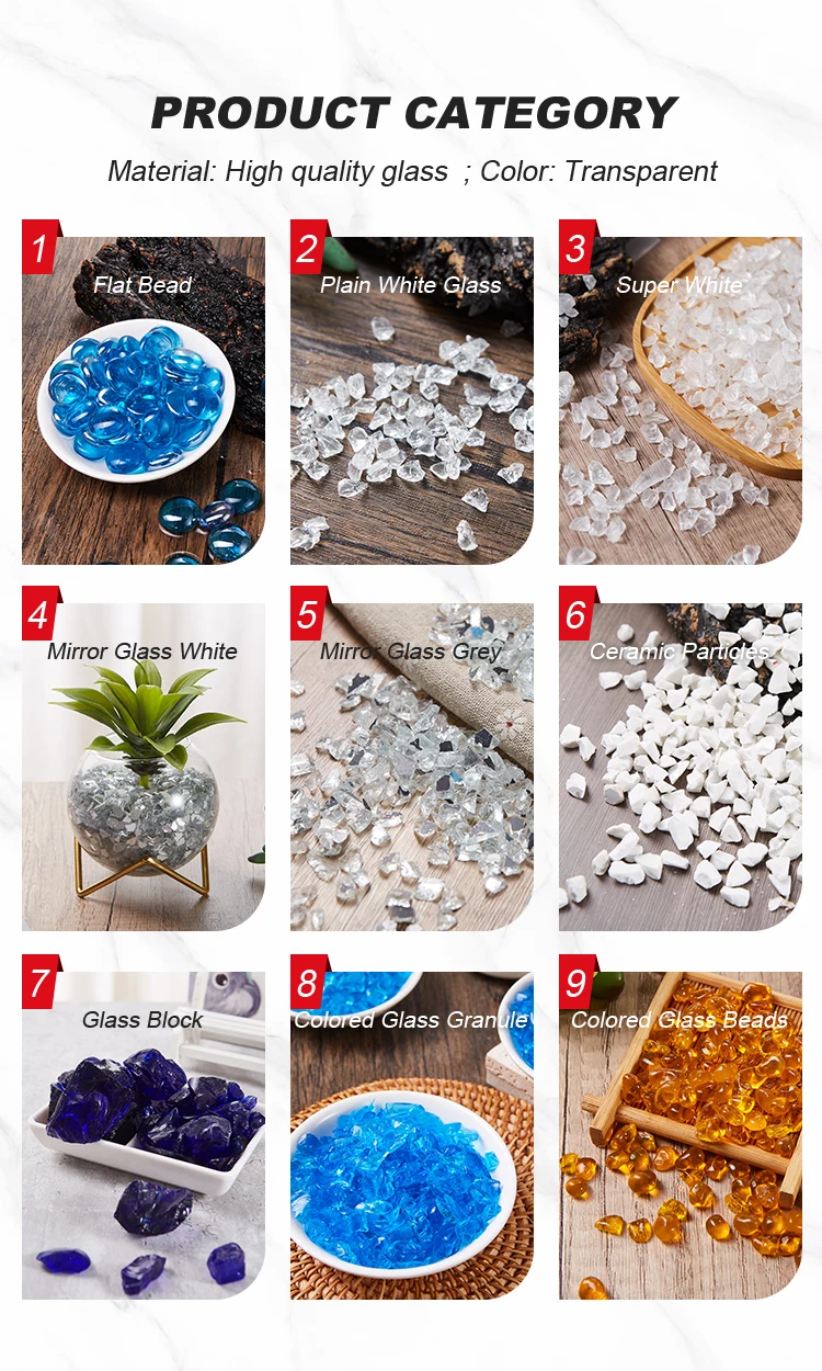 High Strength Road Signs Decorative Broken Glass Beads Can Be Used For ...