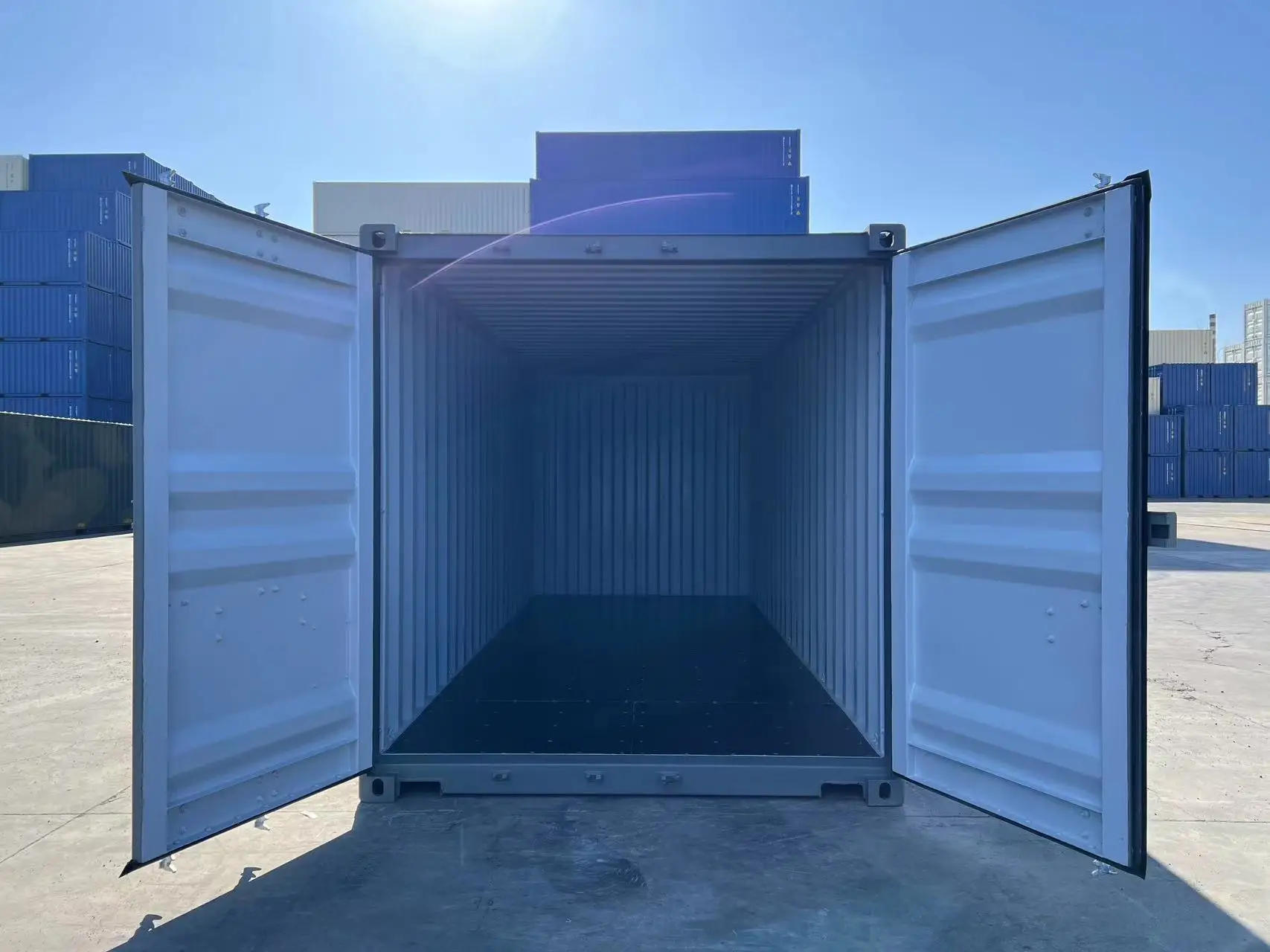 20gp Standard Shipping Container 20ft Dry Cargo Container With High ...