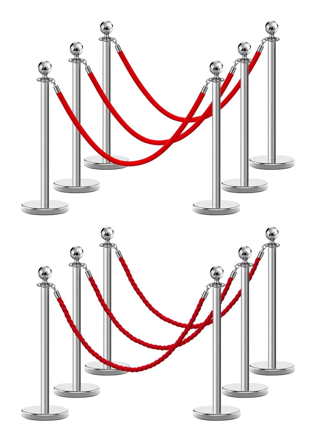 Stainless Steel Metal Waiting Lines Queues Traffic Line Barrier Control ...