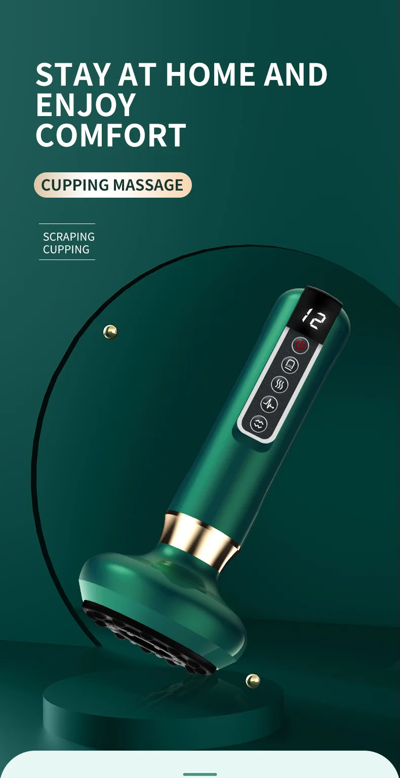 Smart Massage Glass Chinese Vacuum Cupping Machine Sets