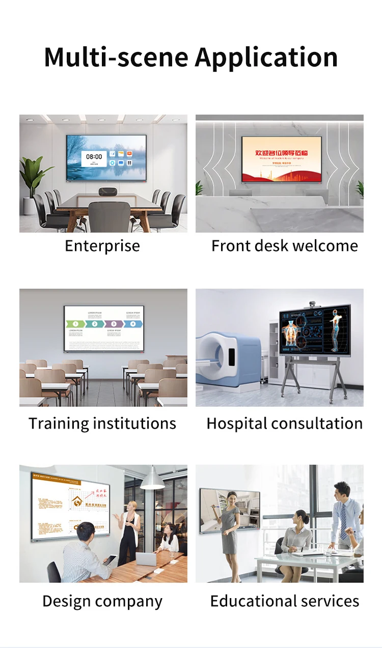 BOE OEM 110 Inch 4K ultra High Definition Touch Screen Interactive Flat ...