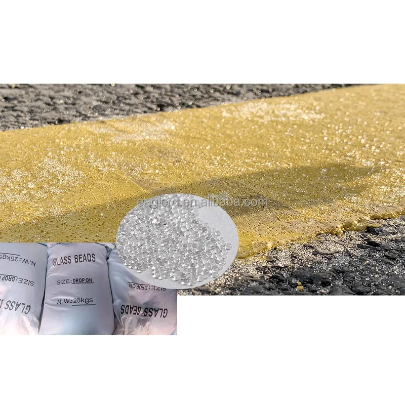 BS 6088 B Transparent High Reflective Glass Beads for Road Marking