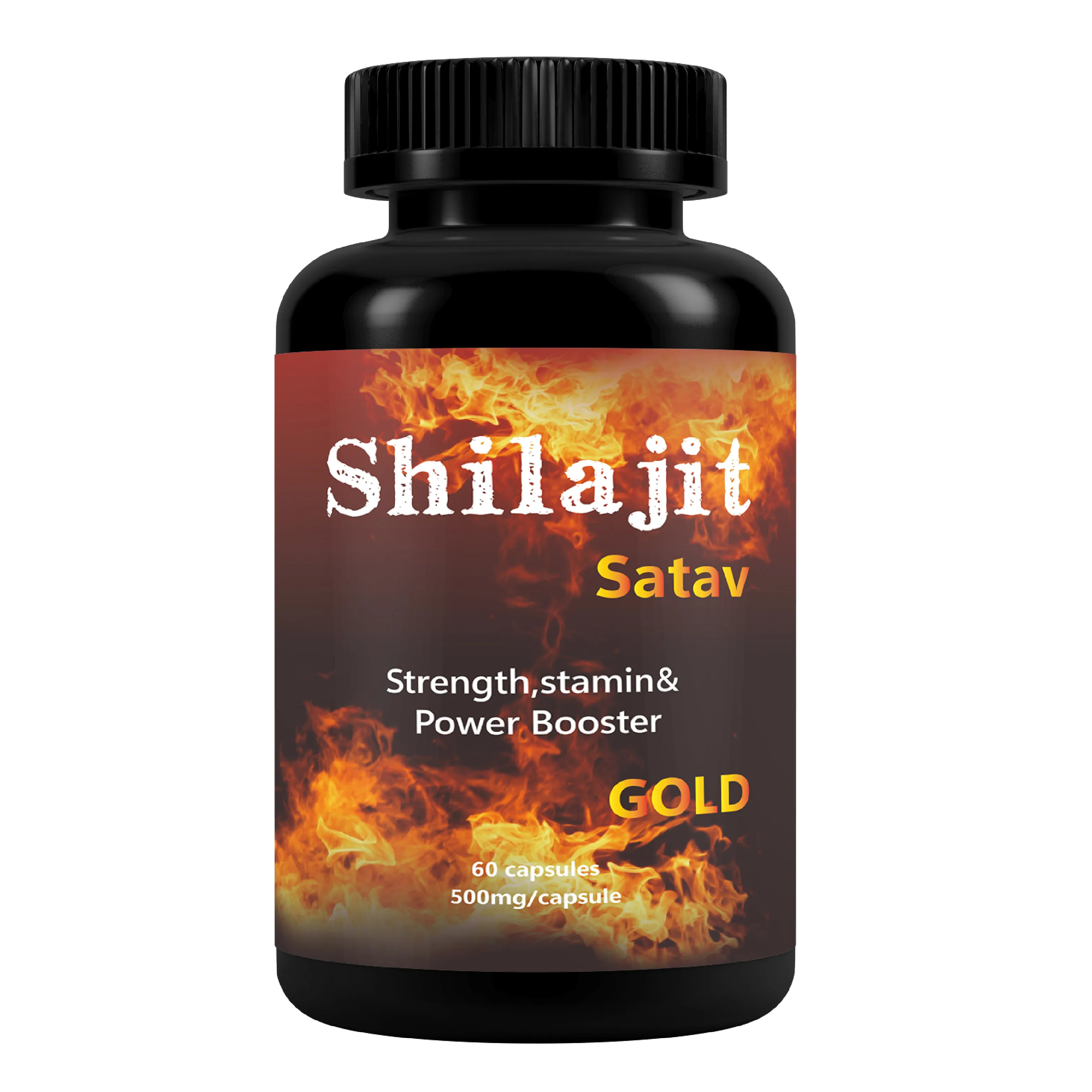 pure himalayan Shilajit extract powder fulvic acid capsule shilajit ...