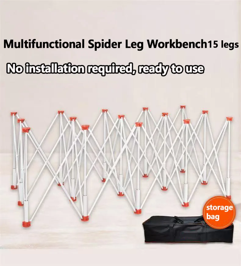 Spider Legs Carpentry Workbench Multifunctional Foldable Floor Stall ...