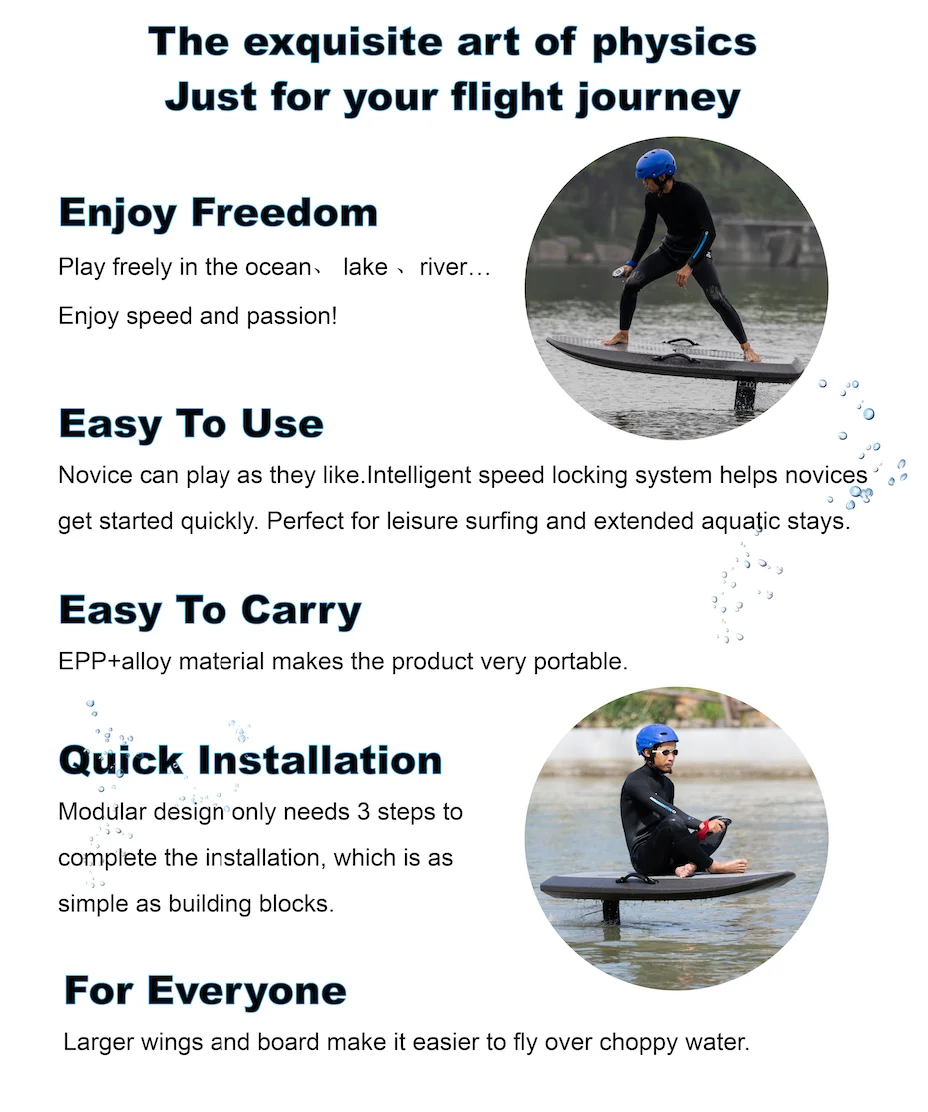 Surfboard with Propeller - EPP 8kw Motor Engine E Foil
