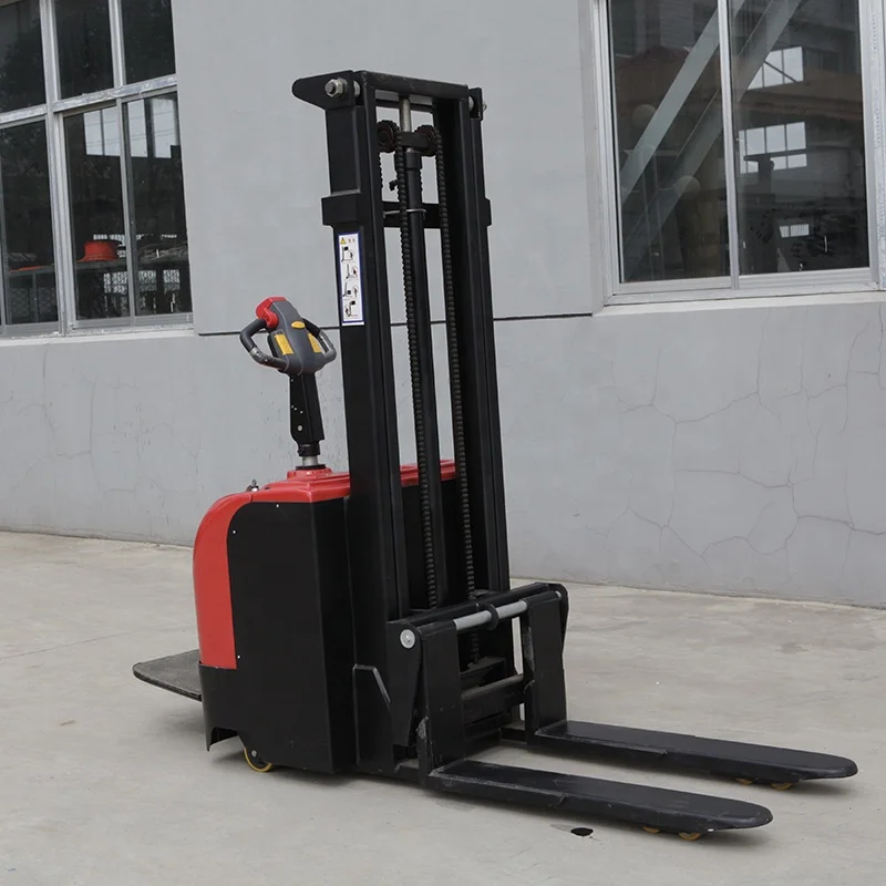 1.5t 2m 3m Full Electric Standing Stacker Electric Forklift - Buy ...