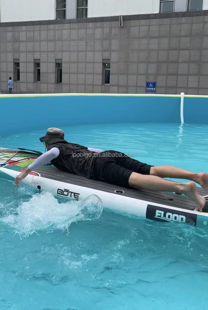 IPOOLGO 33ft Above Ground Family Pools - Portable & Durable