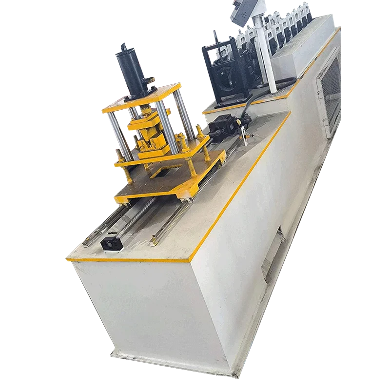 Galvanized C Channel Frame Roll Former Omega Furring Metal Stud Purline ...