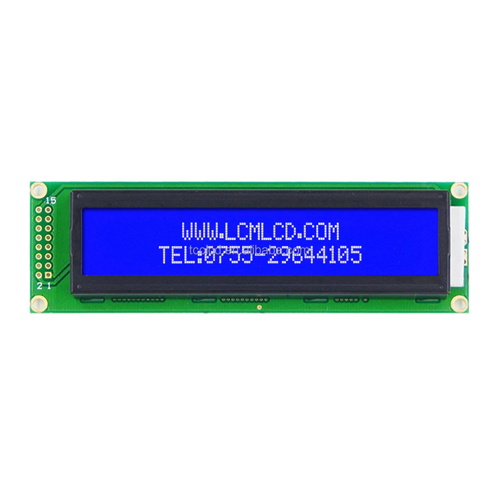 16 Pin 24x2 Stn Blue 8-bit Lcd Display Module, Oem | Wholesale