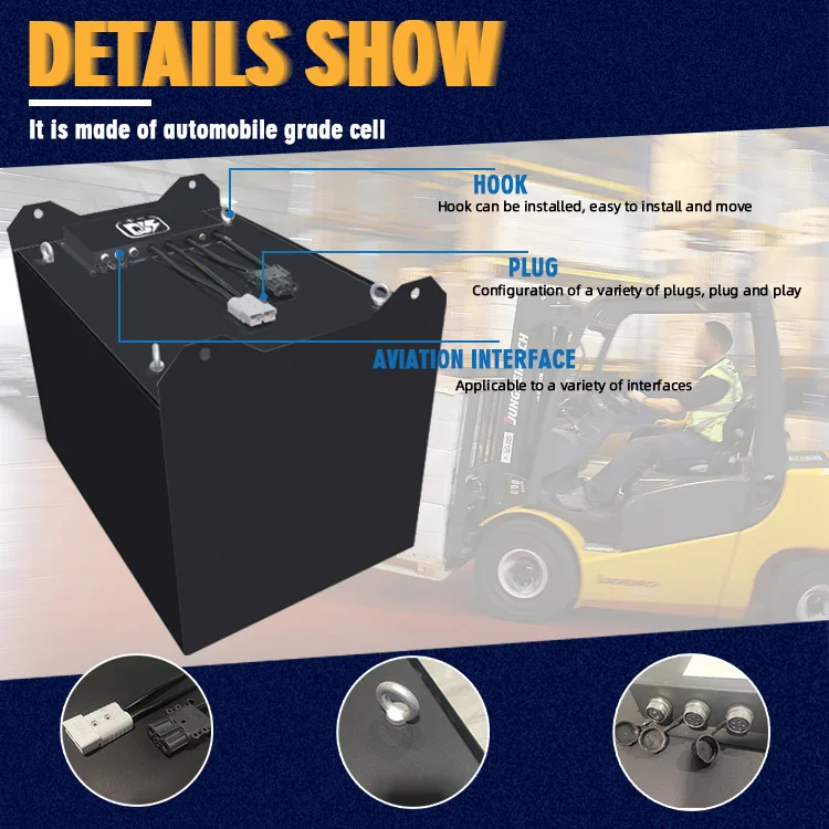 80V 600ah Forklift Traction BMS Lifepo4 Battery - 48kwh