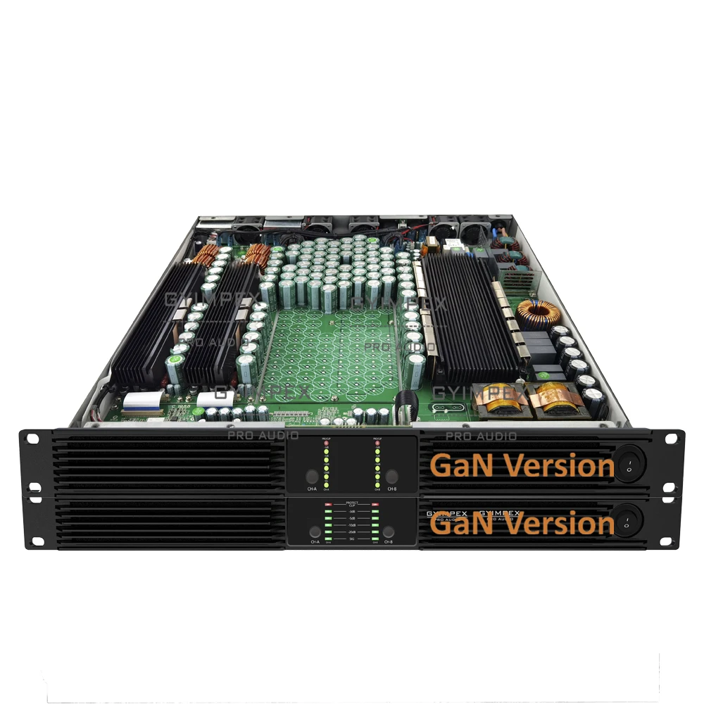 GYIMPEX GAN Amplifier - 2 Channel 3500W Class D Power Amplifier